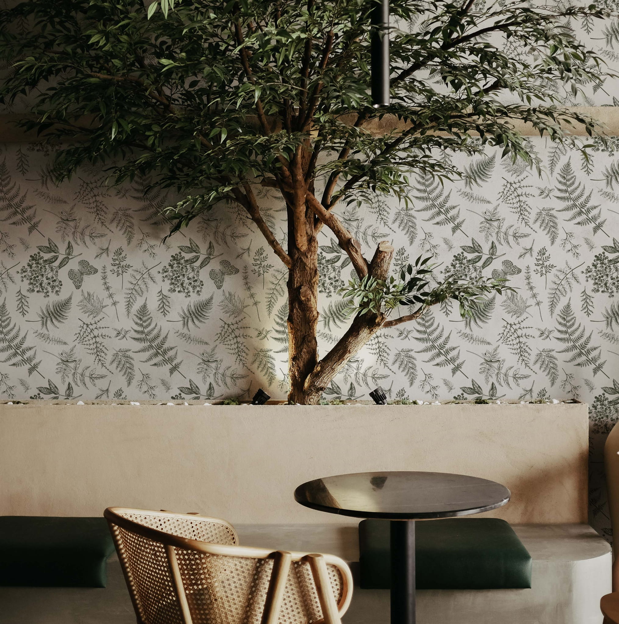 Tapeta Hampton - green - Bluebird Design
